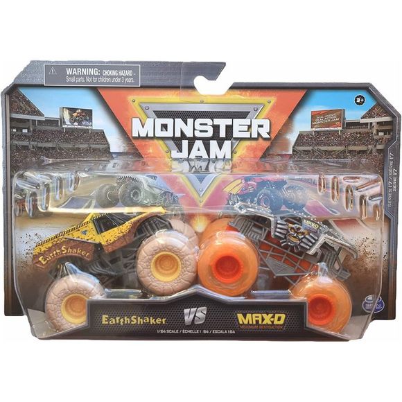 MonsterJam | Toys | Monsterjam Earth Shaker Vs Max D Double Pack | Poshmark